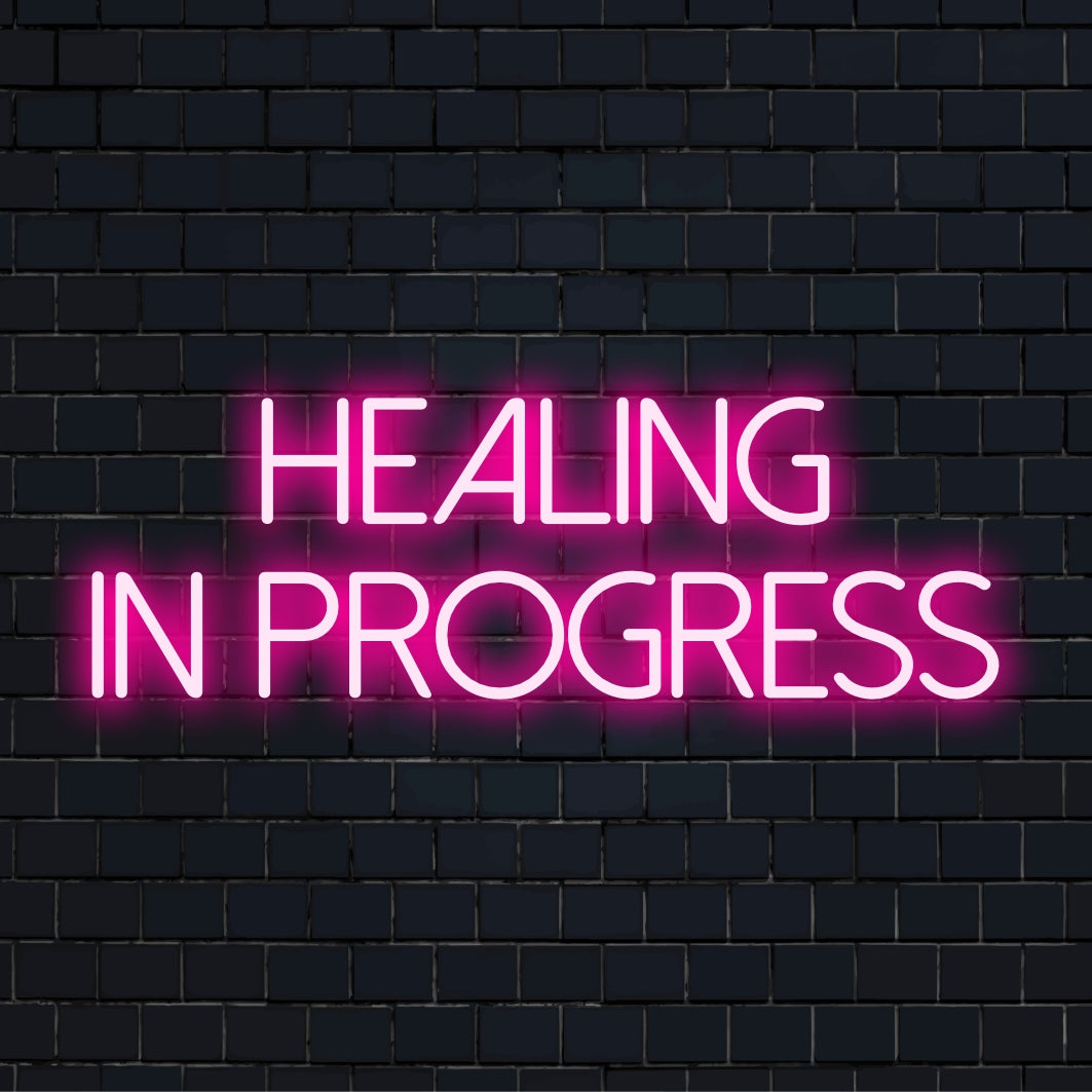 Healing In Progress Mittatilaustyönä Tehdyt LED Valokyltit ...